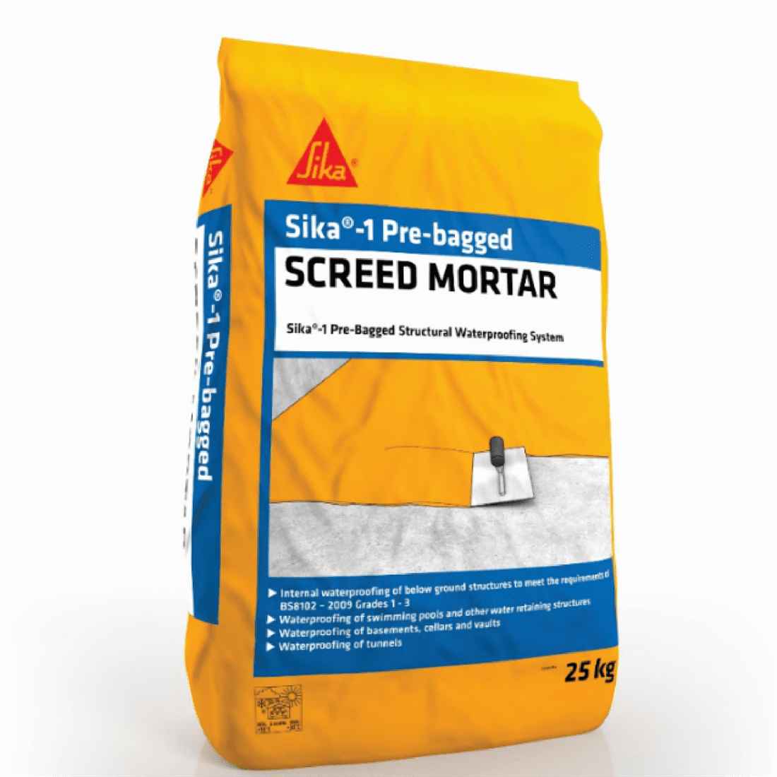 Sika 1 Pre-Bagged Waterproof Screed Mortar | SPC Supplies
