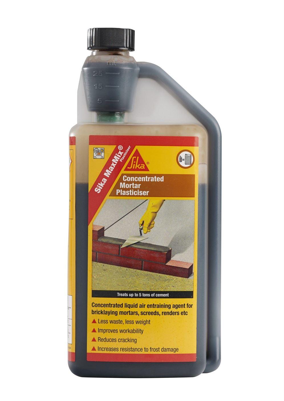 Sika MaxMix Concentrated Mortar Plasticiser 1L - SPC for Sika Products