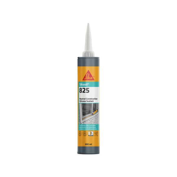 Sikasil 825 Low Modulus Silicone Sealant 380ml - SPC for Sika Products