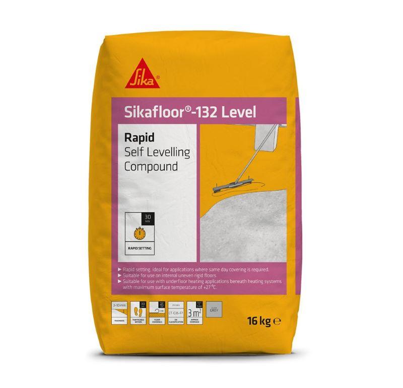 Sikafloor Level 132 Rapid Self Levelling Compound 16kg - SPC for Sika ...